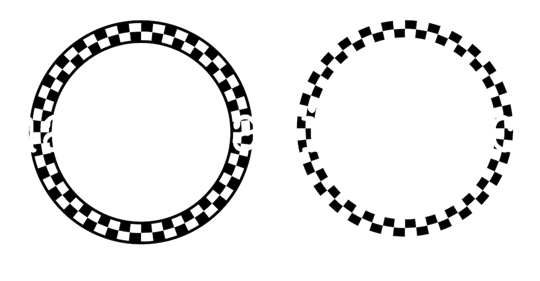 Checkered Round Frame Png, Round Checkered Frame Png, Checkered Circle ...