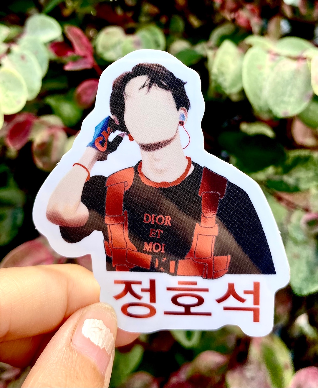 Jhope Inspired Outfit Sticker - Mirror Effect Sticker - Jung Hoseok ...