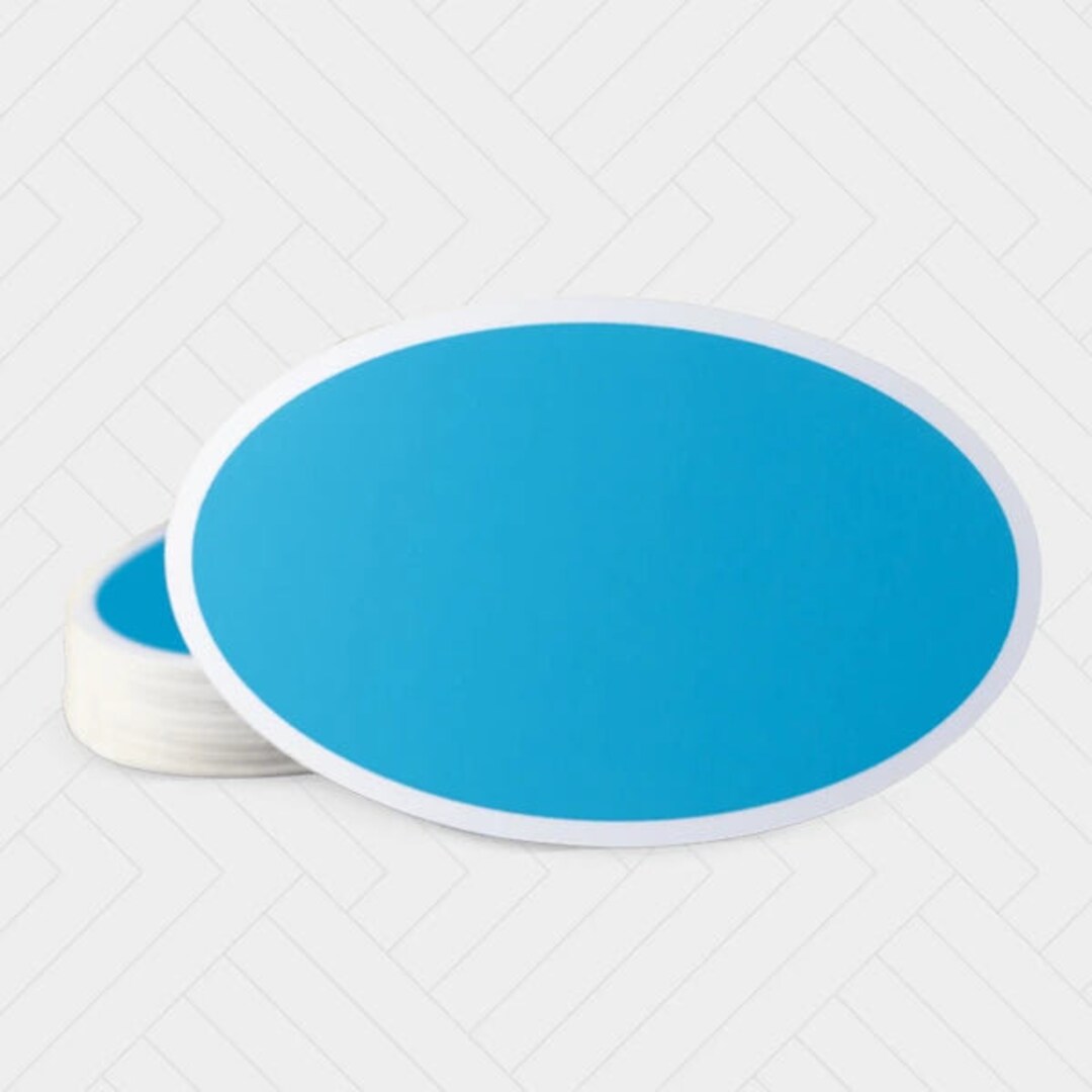 Oval Stickers - Etsy