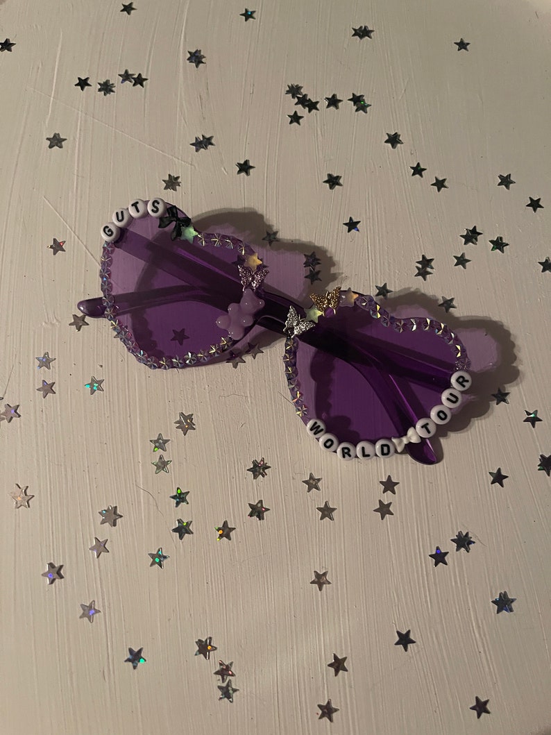 Guts Inspired World Tour Heart Sunglasses/ Tour Accessories/ Sunglasses ...