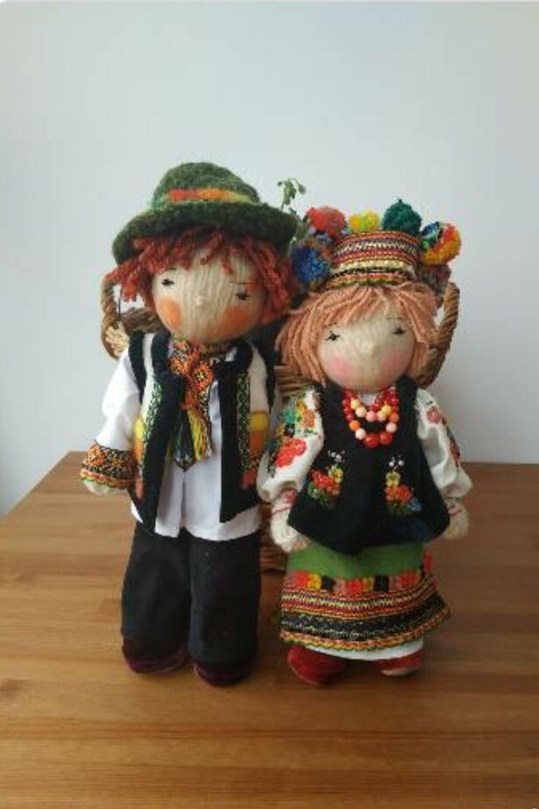 Ukrainian Traditional Couple Dolls Ukraine Sellers Shops Ethnic Dolls ...