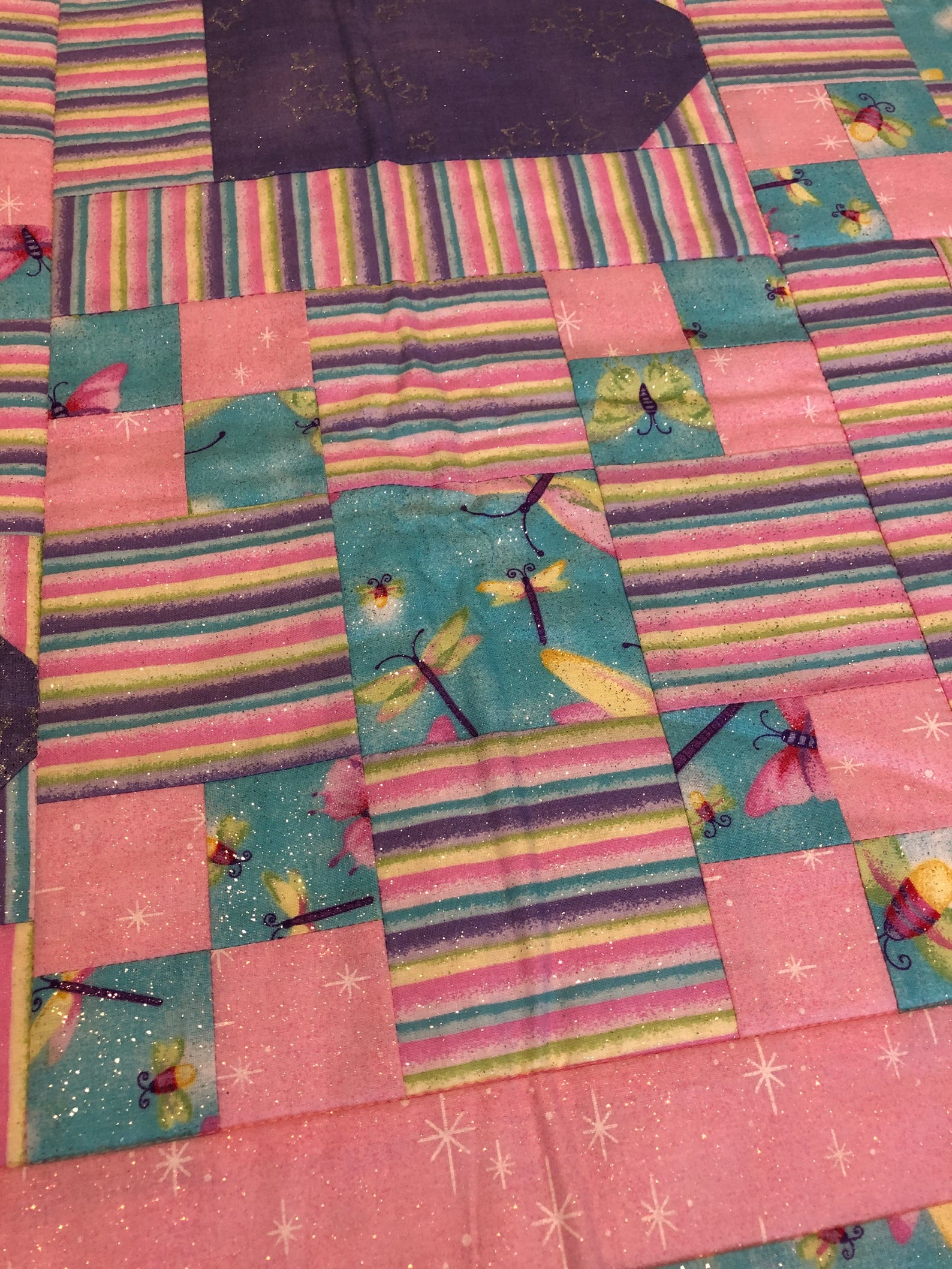 Purple Heart Quilt | Etsy