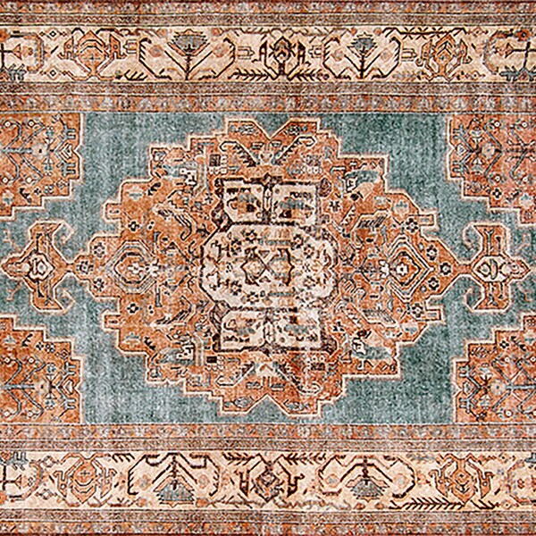 Turquoise Rug - Etsy