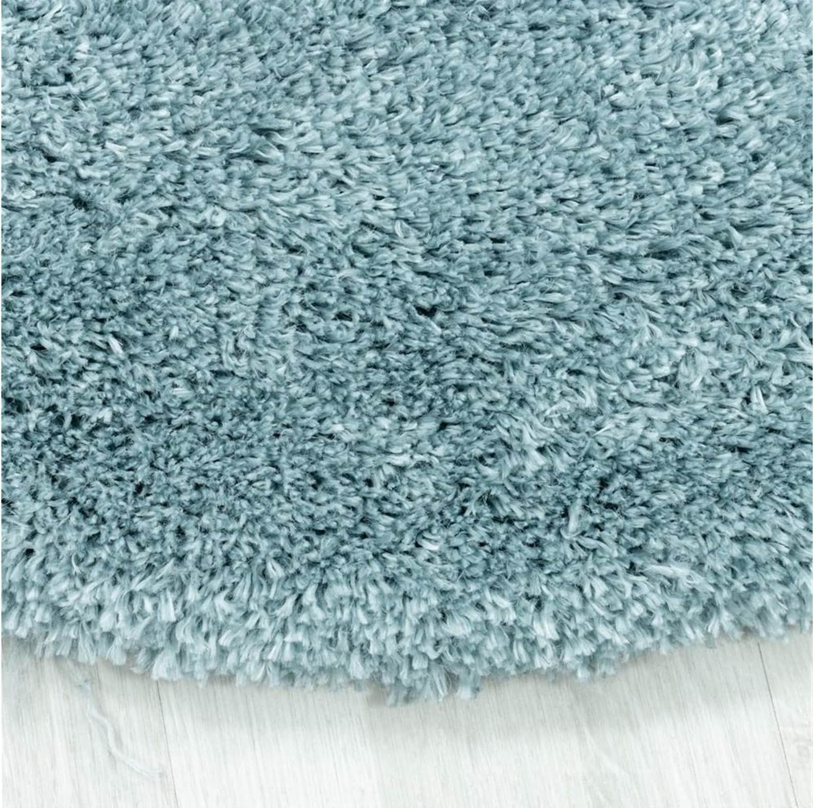 Shaggy Rug Faded Pastel Turquoise Super Soft Luxury Solid | Etsy