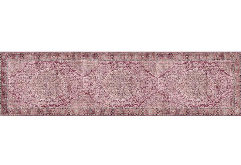 Turkish Rug Faded Pink Shabby Chic Vintage Oriental - Etsy
