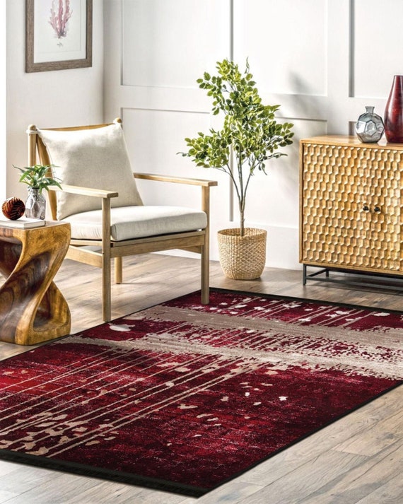 Red Boho Living Room
