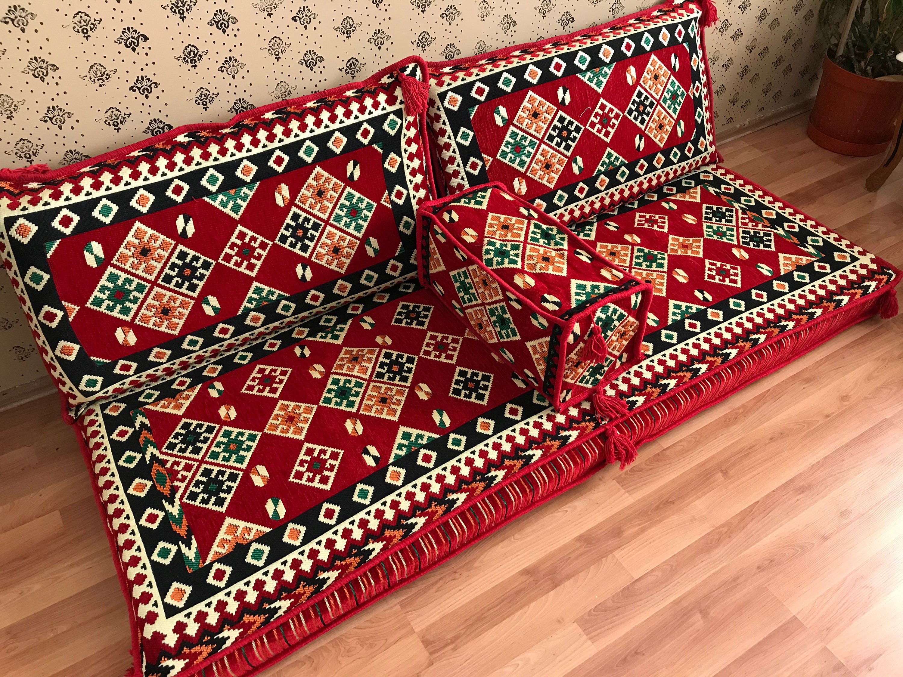 Turkish Sofa Set Floor Seating Cushion Covers Low Sofa | Etsy
