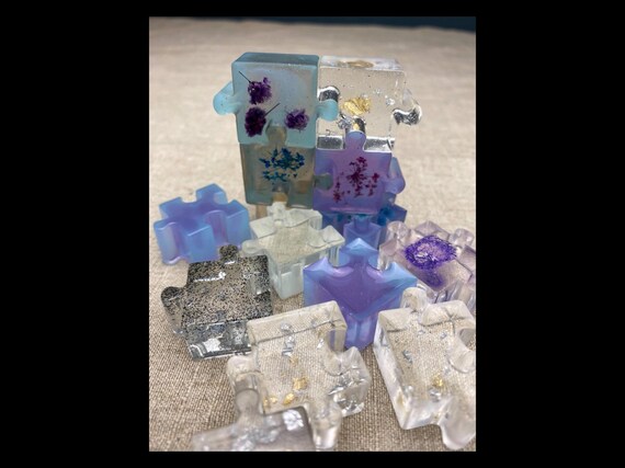 Mix and Match Resin Puzzle Pieces | Etsy