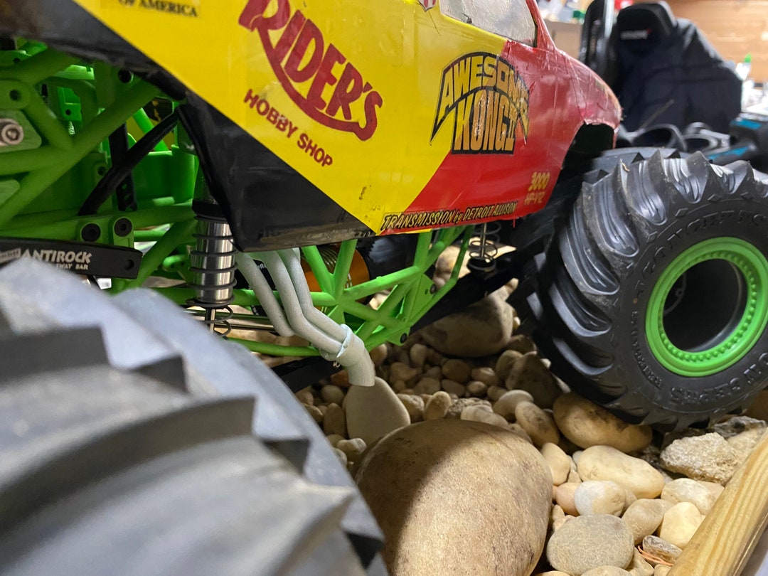 Axial SMT10 Headers / Exhuast Mod - STL FILE - Etsy