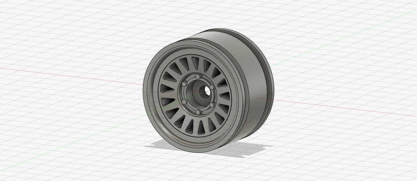 SCX24 Method Style Dually Rim - STL Instant Download 3d Printing Axial ...
