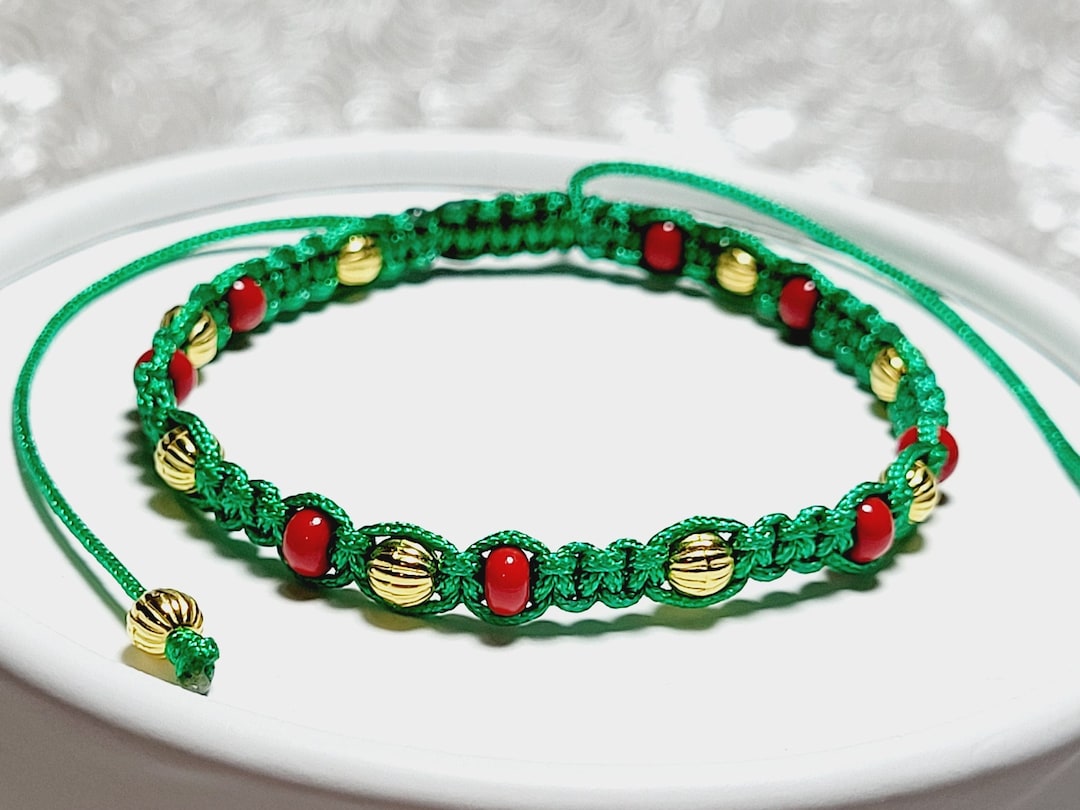 Christmas - Holiday Friendship Bracelets | Candy Cane - Gingerbread ...