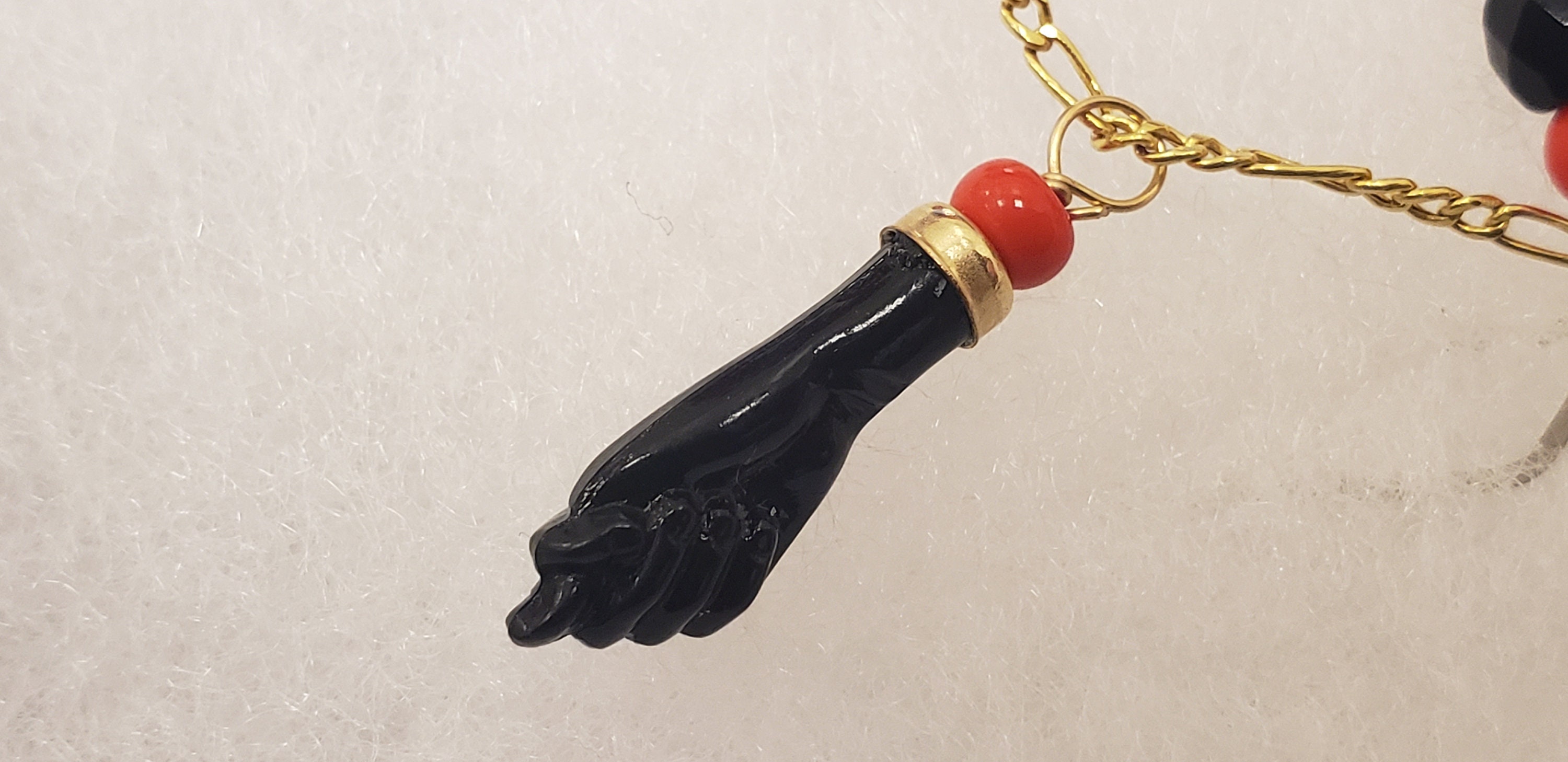 Azabache Amulet Black Hand Evil Eye Protection | Etsy