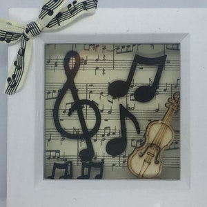 Music Themed Small Shadow Box - Etsy