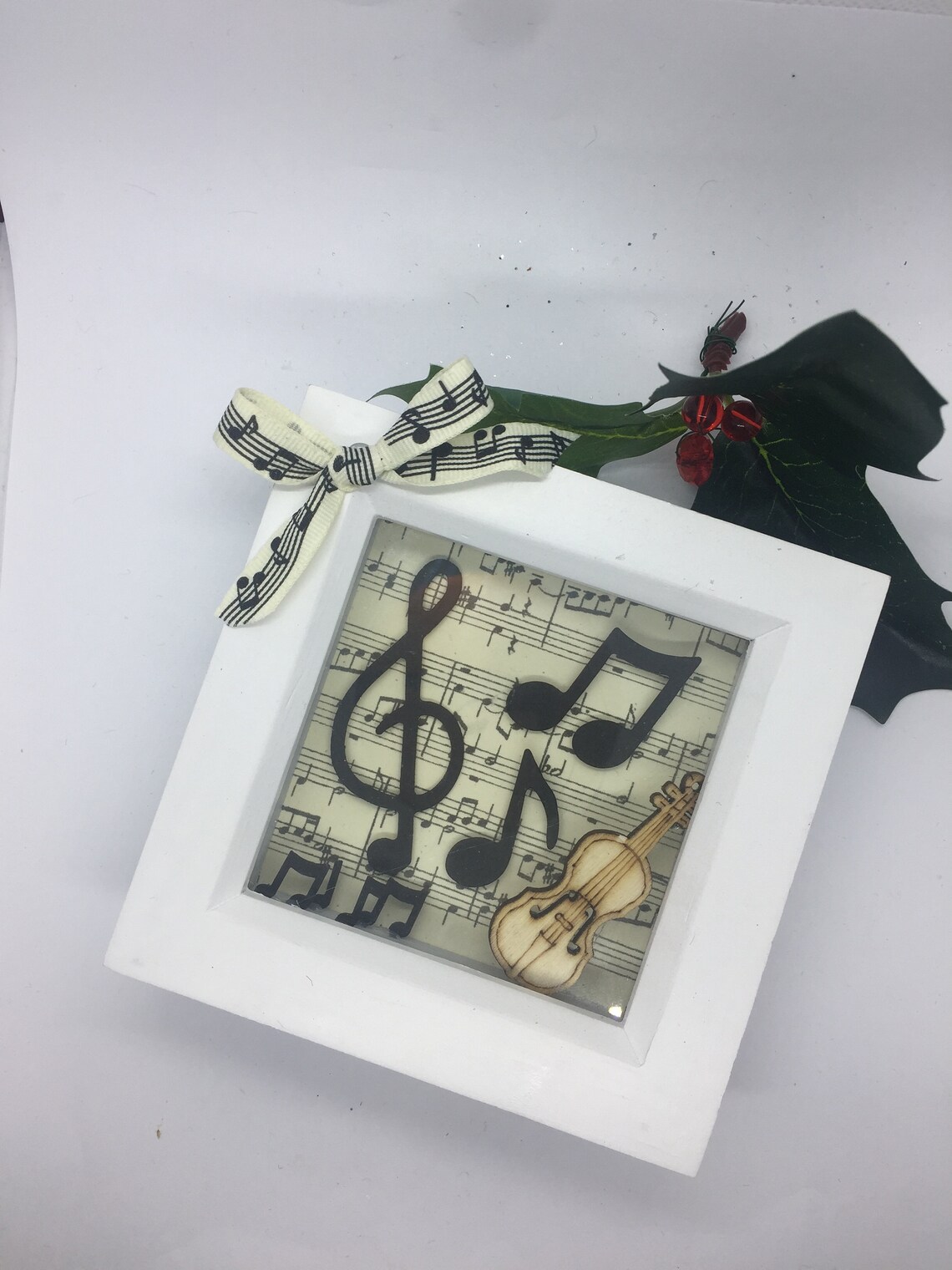 Music Themed Small Shadow Box - Etsy