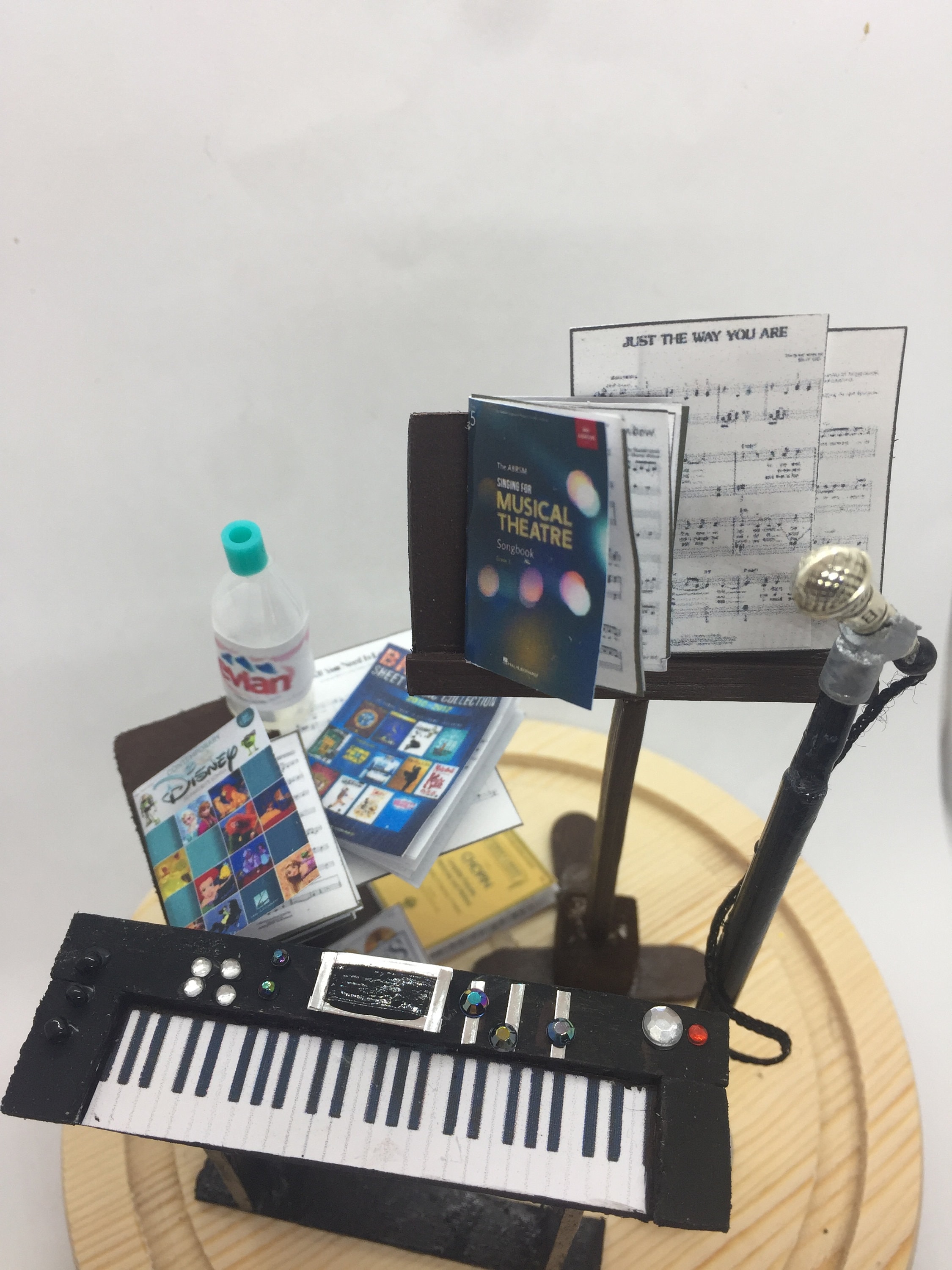 Miniature Singers/muiscians Diorama Glass Dome (personalisation ...