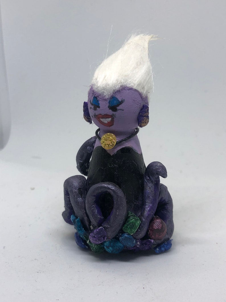 Little Mermaid: Ursula Wooden Standing or Hanging Ornaments - Etsy