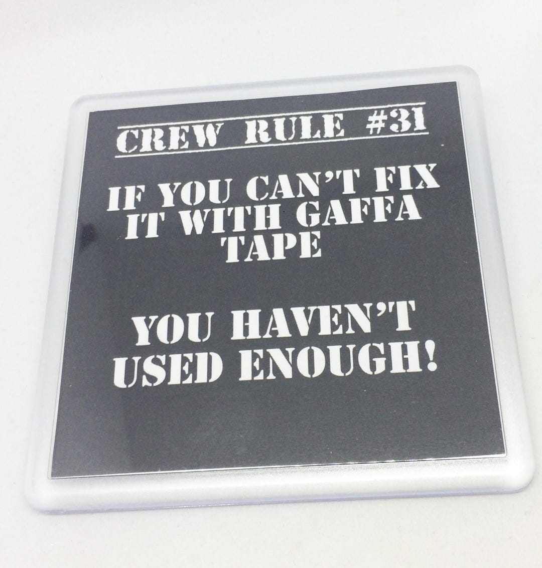 Crew Rule #31 Theatre Themed Coasters - Etsy