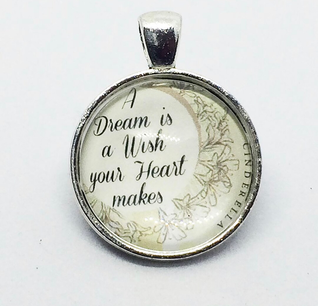 Cinderella Round Show Themed Pendant - Etsy