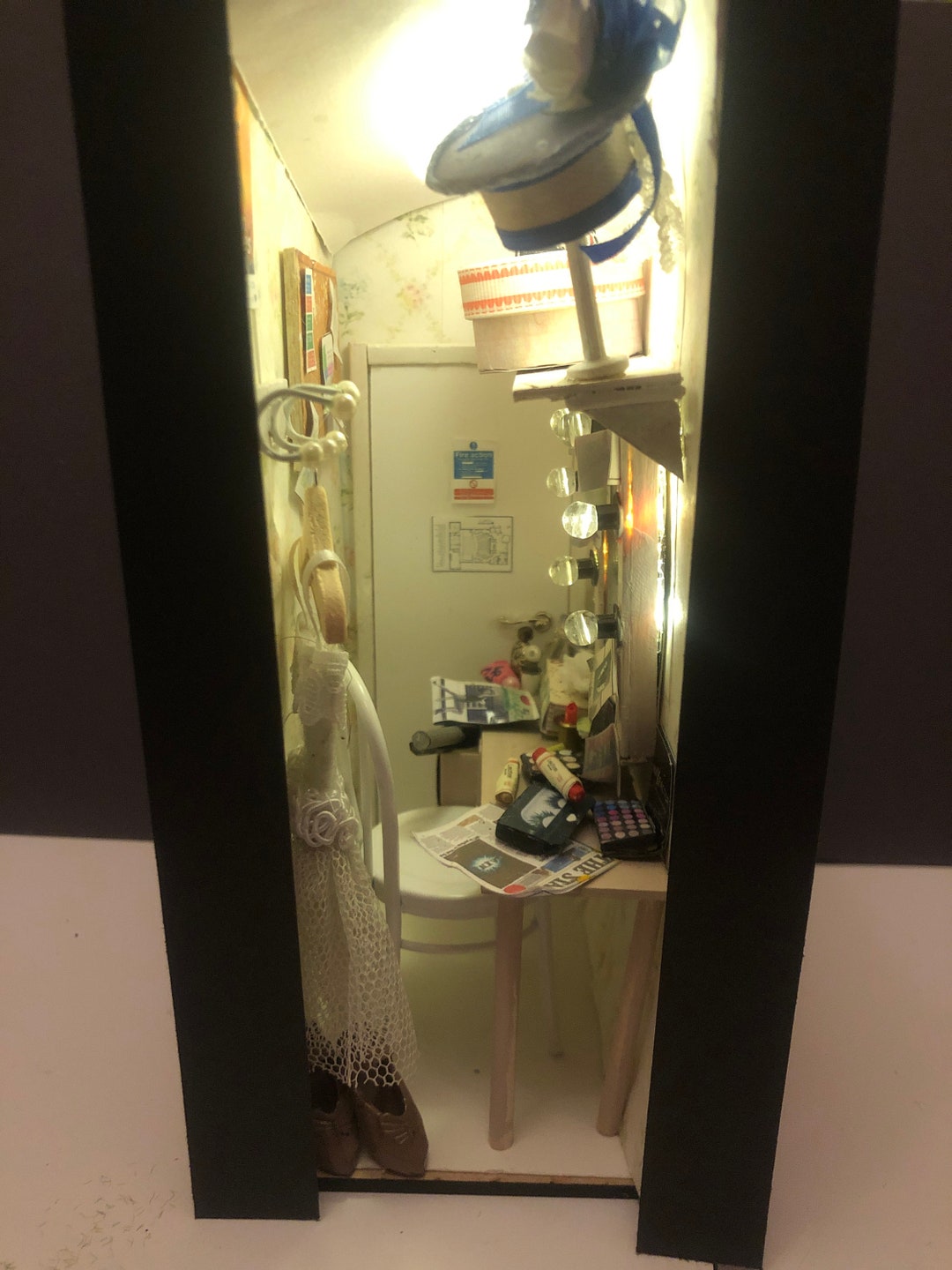 Miniature Theatre Dressing Room Book Nook - Etsy