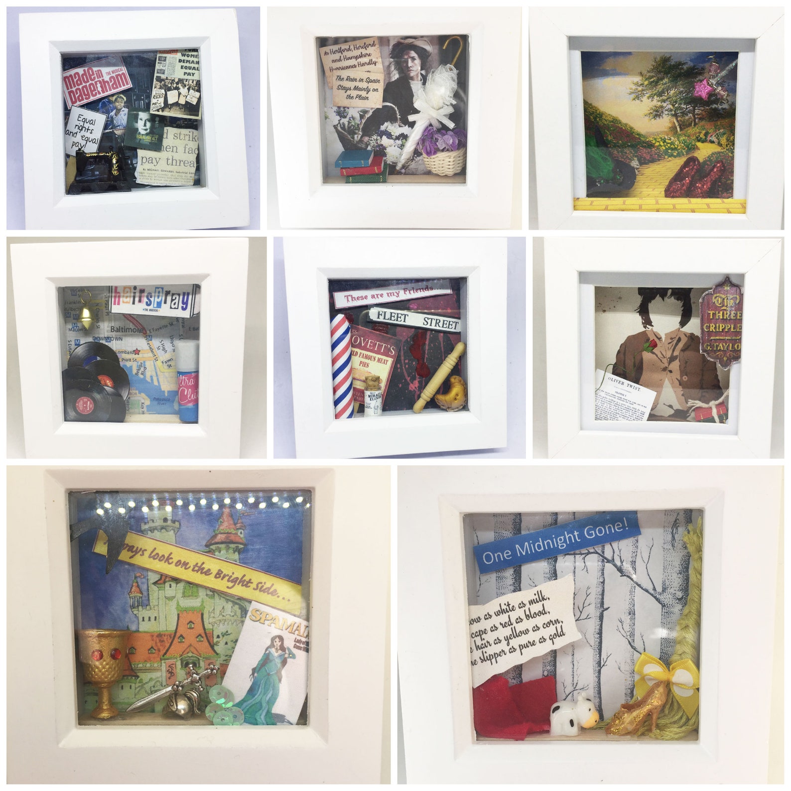 Musical Theatre Small Shadow Boxes 2 - Etsy