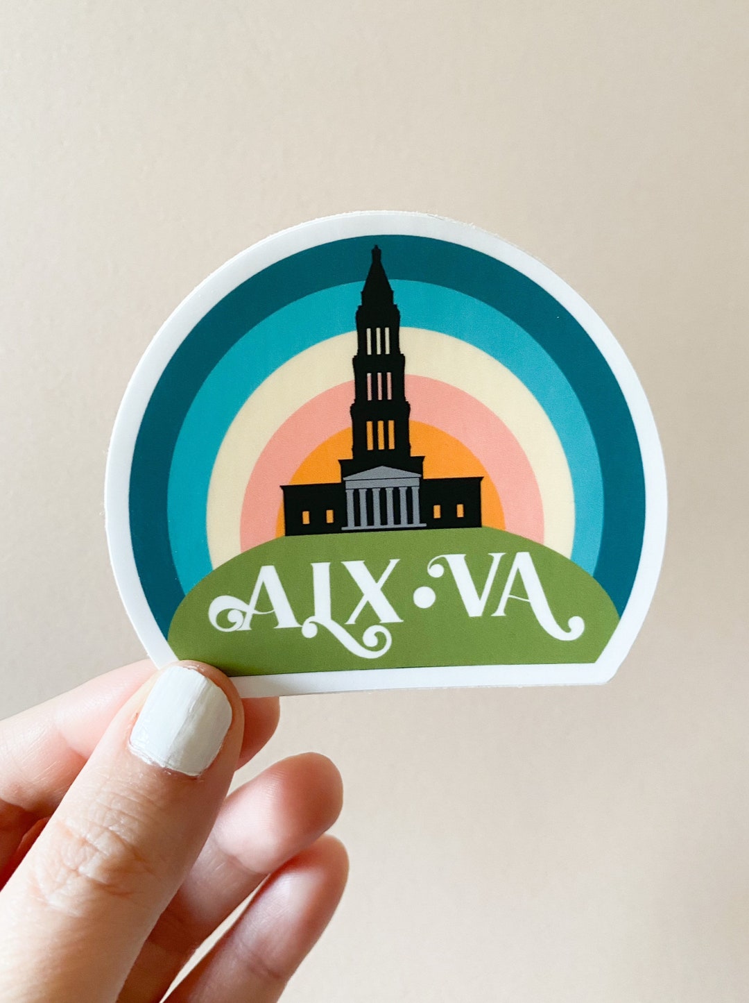 ALX George Washington Masonic Memorial local love souvenir sticker ...