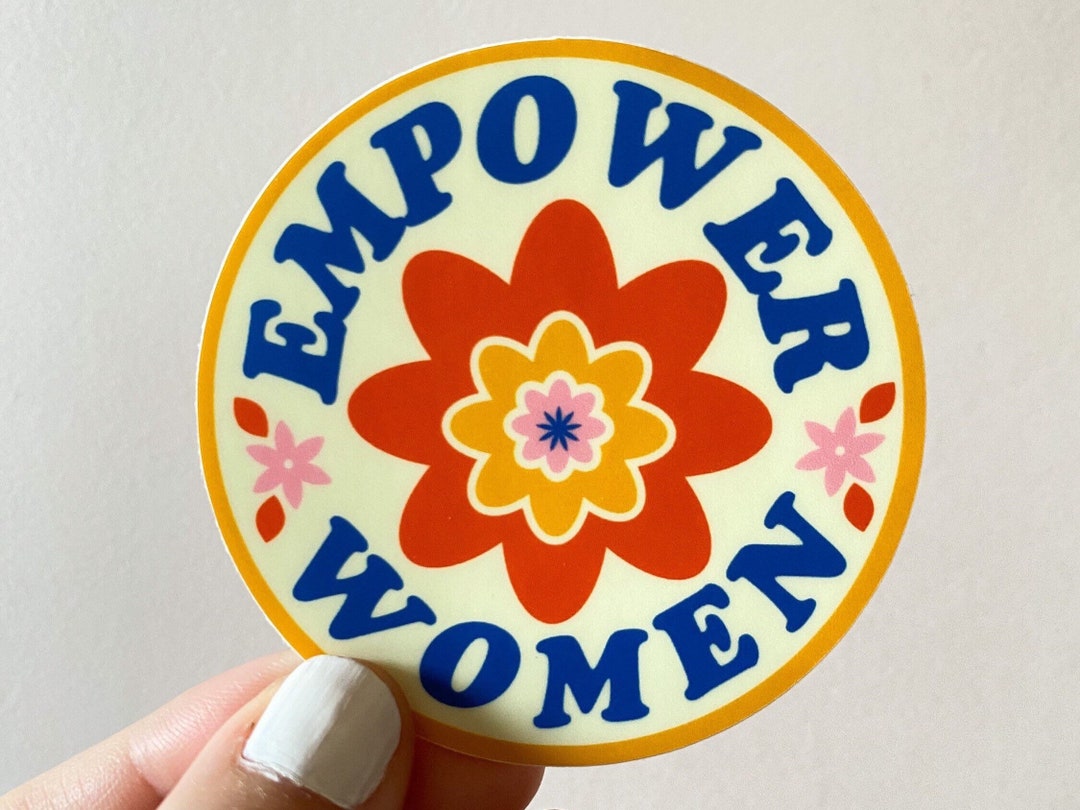 Empower Women Retro Floral Womens History Month Vinyl Sticker - Etsy