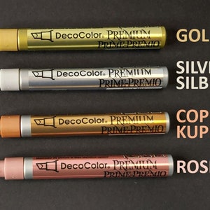 Decocolor Premium Marker Gold, Deco Color Marker - Etsy