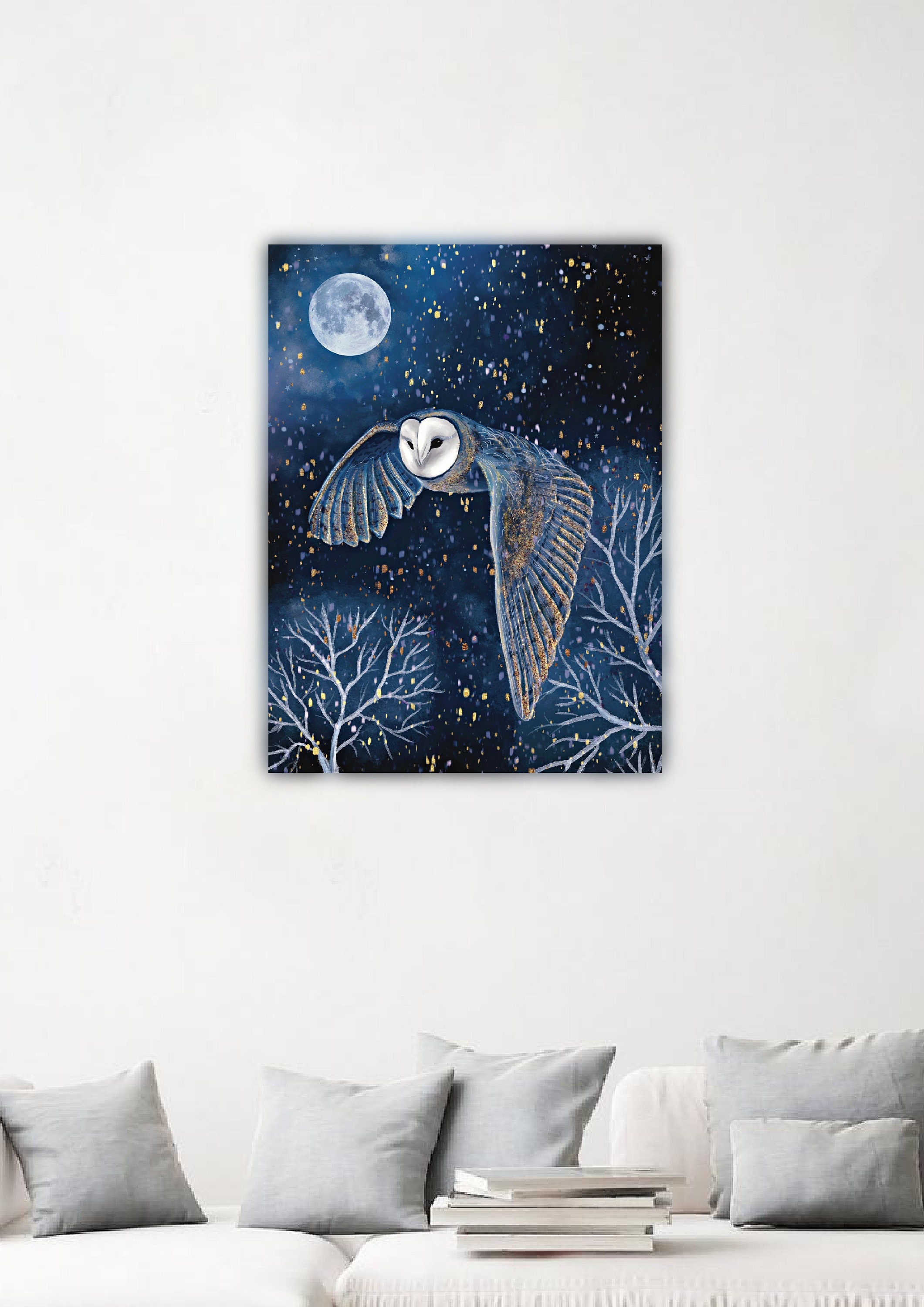 A4 A5 Original Art Print | Spiritual | Spirit Art | Night Owl Print ...