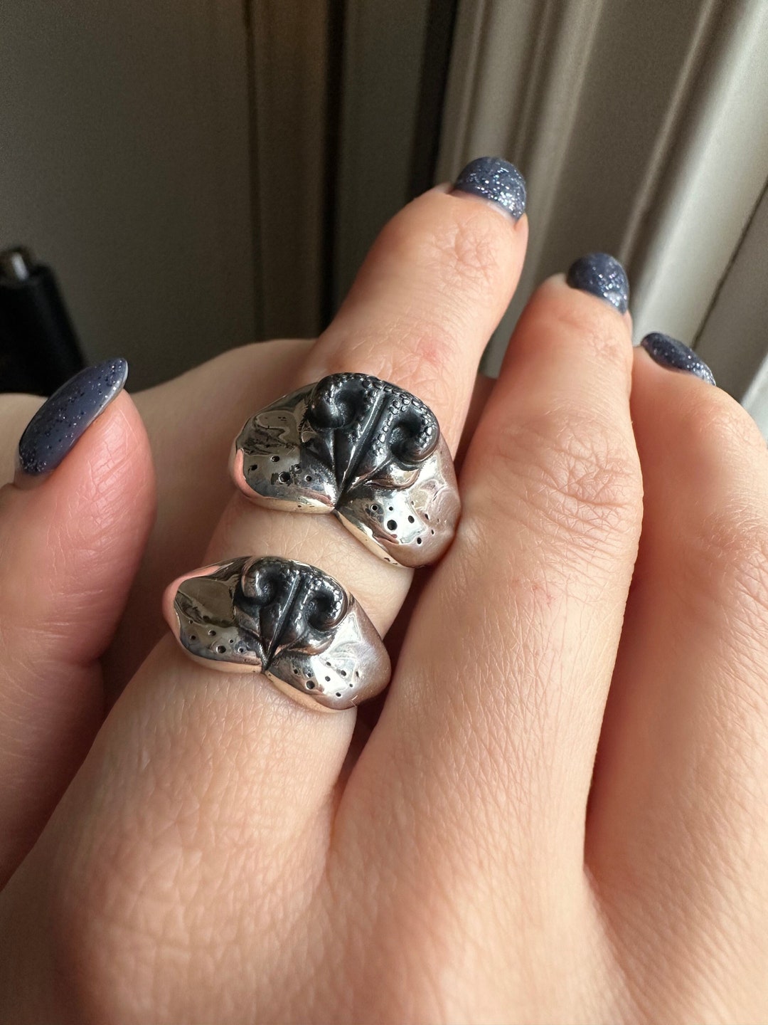 925 Sterling Silver Dog Nose Ring - Adjustable Dog Nose Ring - Unique ...