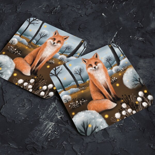 Fox Coaster - Etsy