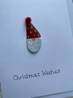 Handmade Christmas Gonk Card - Etsy UK