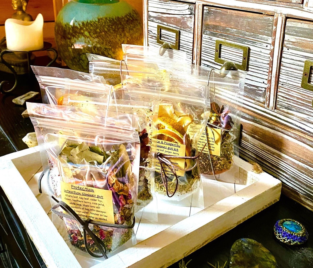 Intention Herb Simmer Pot Kits Dried Fruits Ritual Herbal Simmering ...