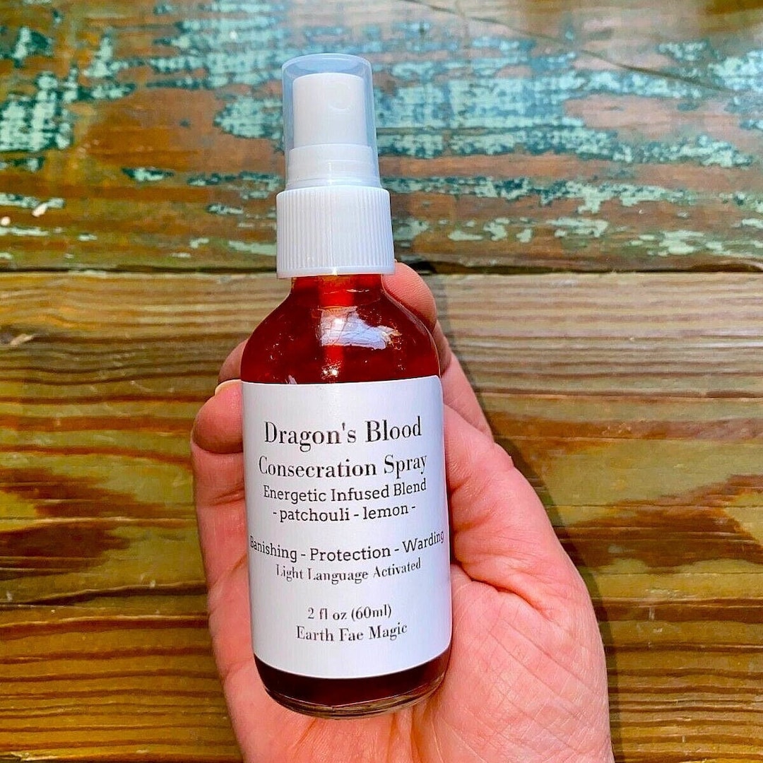 Dragon's Blood Consecration Spray Banishing & - Etsy
