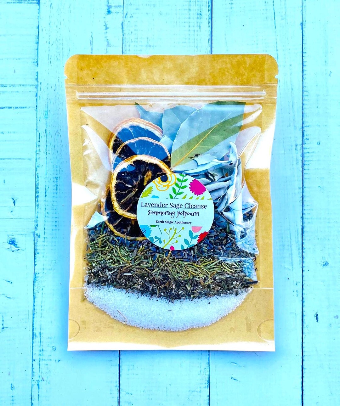 Lavender Sage Cleanse Simmer Pot Kit Purification Stovetop Potpourri - Etsy