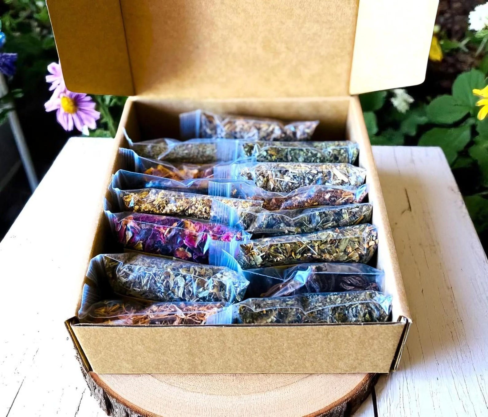 Starter to Advanced Herb Pack - 15 Herb Bag Set Custom Apothecary Kit ...
