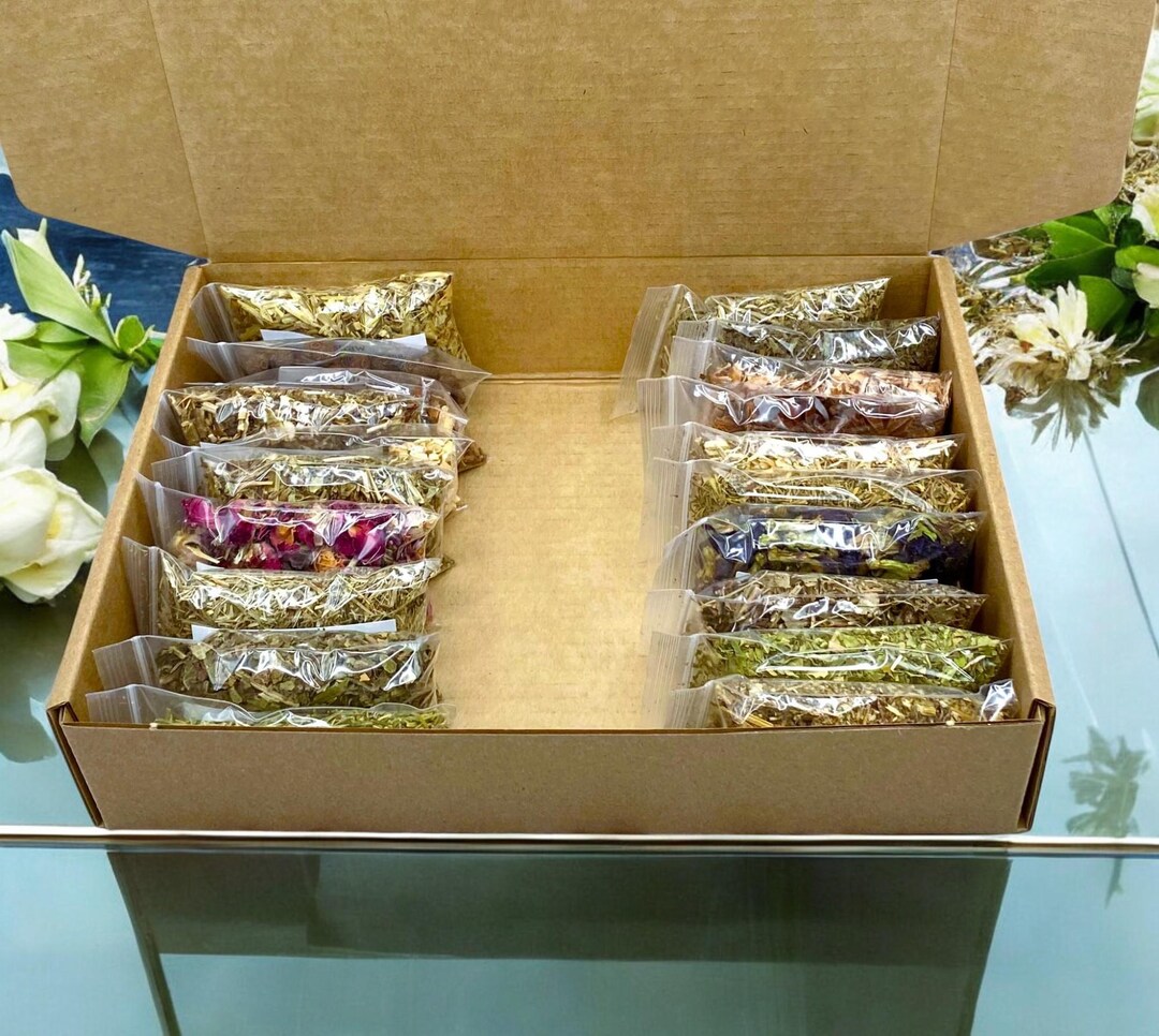 Apothecary Box Kit Beginner Advanced 20-25-30 Herbs Natural Herbalism ...