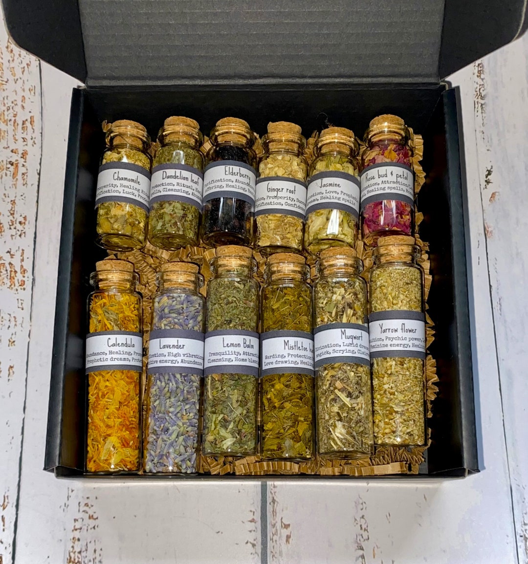 Wiccan Apothecary Kit Box Sets Starter-beginner-intermediate-advanced ...