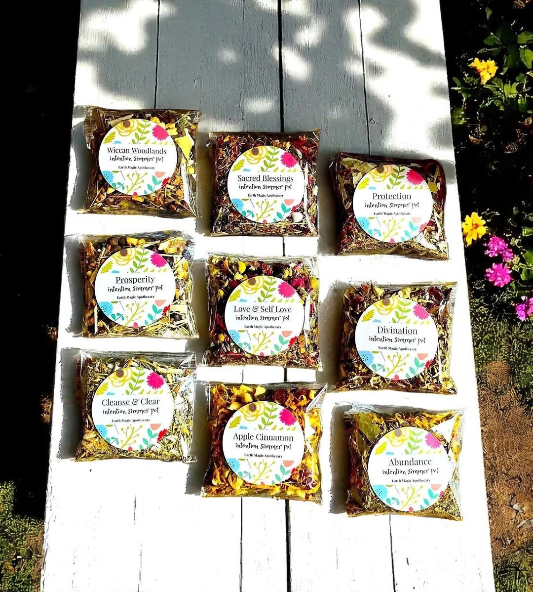 Intention Simmer Pot Mini Kits Herbal Infusion Simmering Stovetop ...