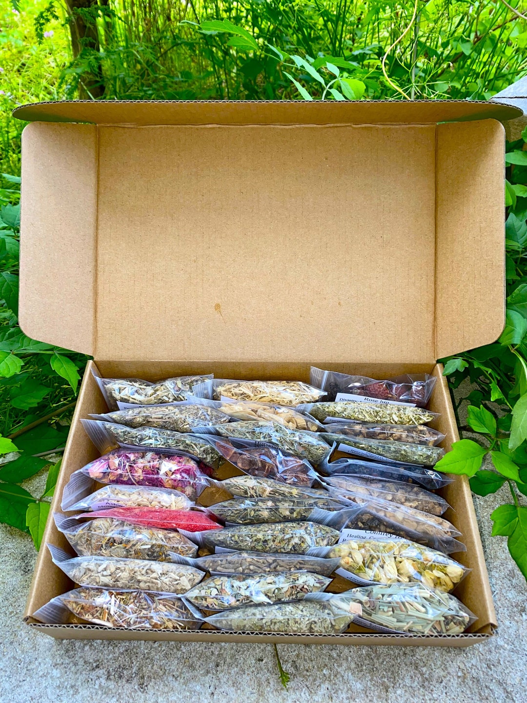 Apothecary Box Kit Beginner Advanced 20-25-30 Herbs Natural Herbalism ...