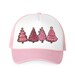 Christmas Trees Hat, Christmas Trucker Hat, Holiday Trucker Cap ...