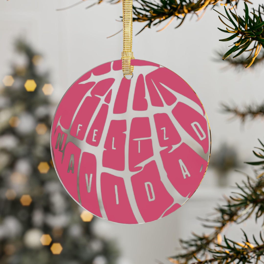 Concha Mexican Sweet Bread Ornament, Acrylic Concha Decoration, Latina ...