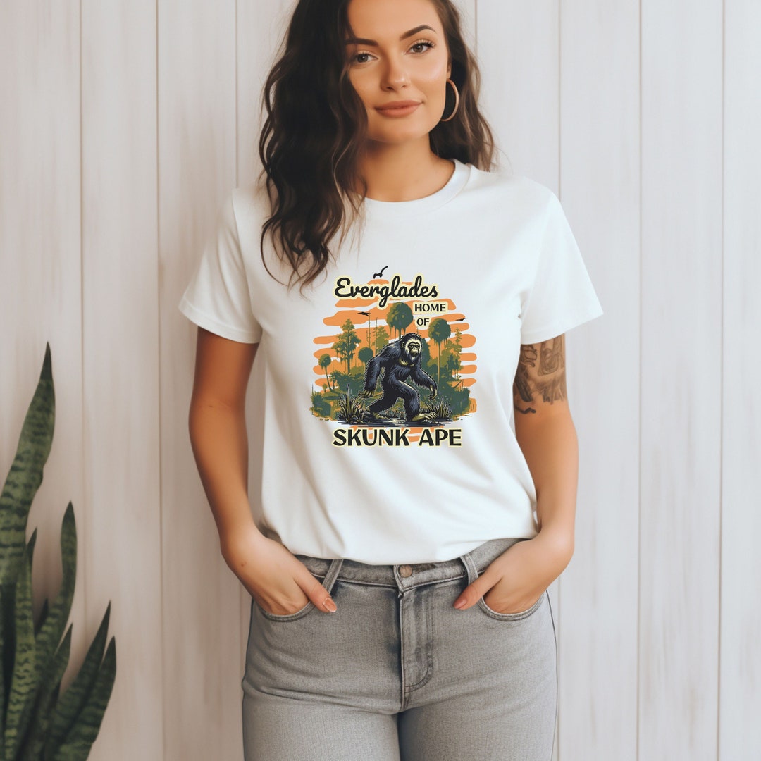 Florida Skunk Ape Shirt Swamp Ape Shirt Cryptozoology Shirt Cryptid Shirt Introvert Gift - Etsy