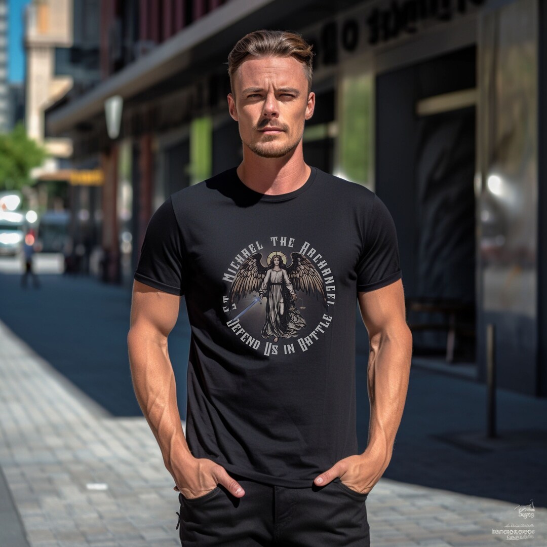 St. Michael the Archangel Shirt, Catholic Shirt, Traditional Catholic ...