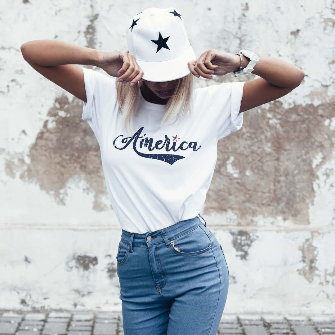 Vintage America Shirt Stars and Stripes Shirt Patriotic Shirt USA T ...