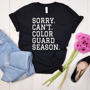 Color Guard Season T-shirt | Color Guard Team Mom Shirt| Colorguard Mom ...