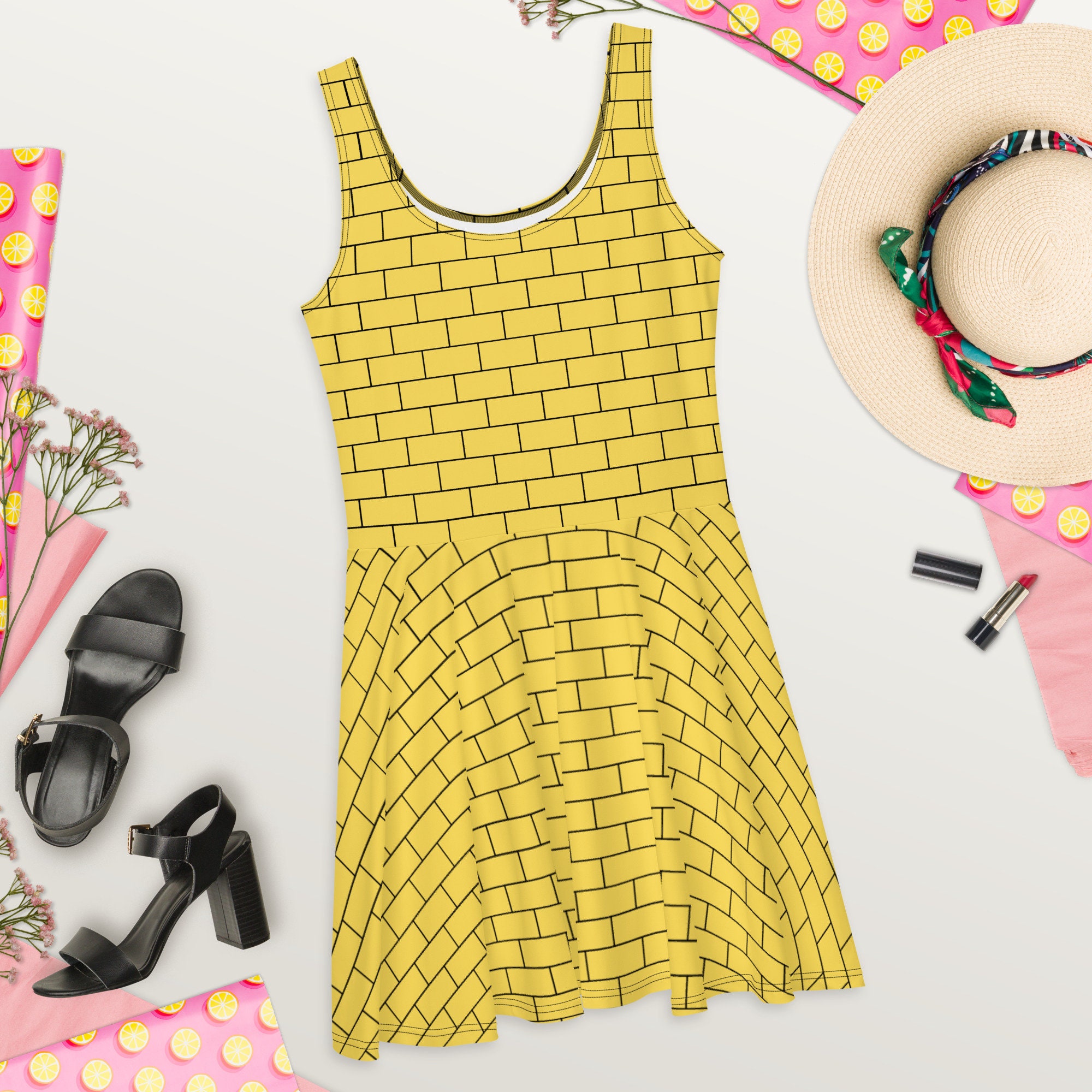 Follow the Yellow Brick Road Cosplay Dress, Oz Costume, Yellow Brick ...