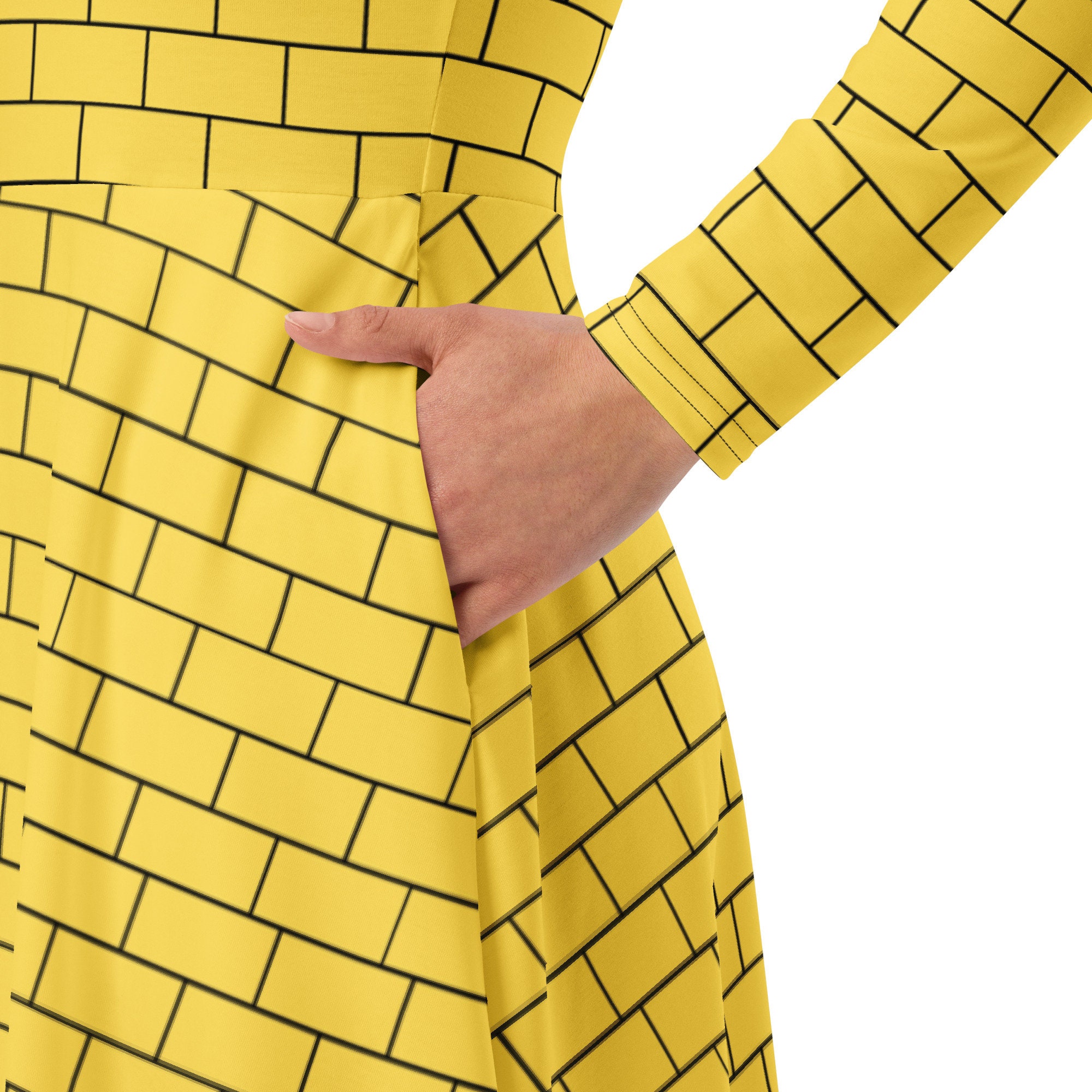Follow the Yellow Brick Road Cosplay Dress, Oz Costume, Yellow Brick ...