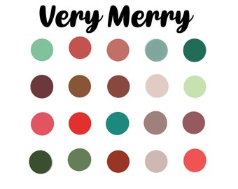 Merry Color Palette - Etsy