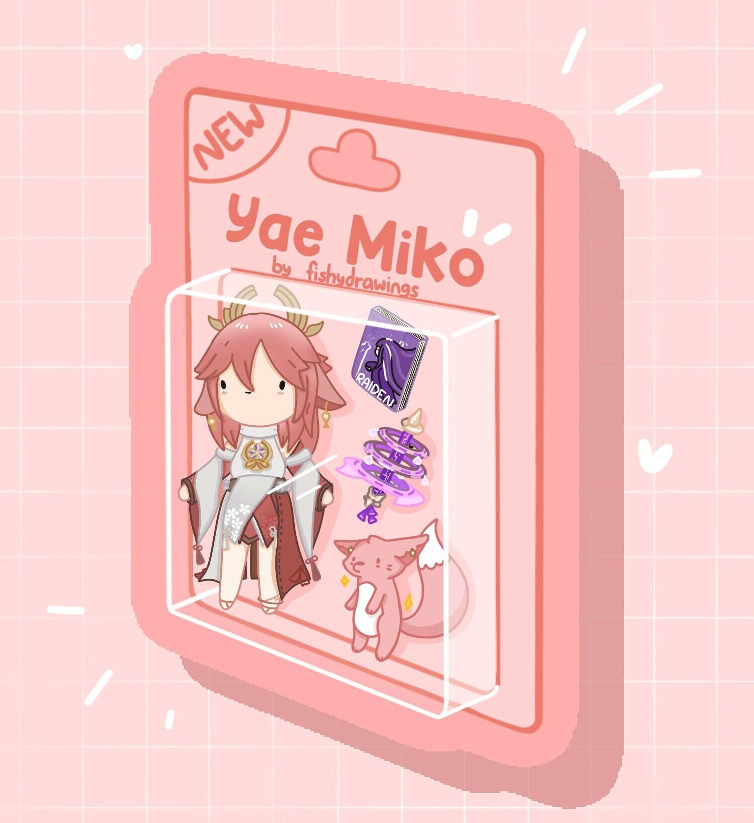 Yae Miko Genshin Impact Vinyl Sticker - Etsy