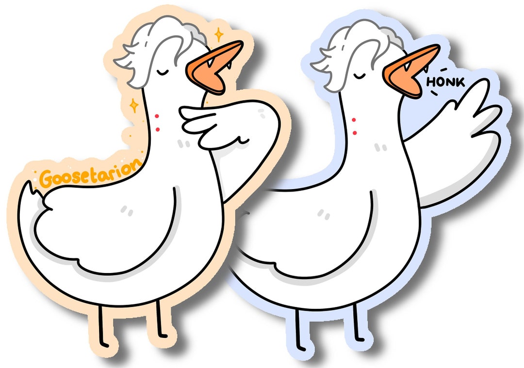 Goosetarion Sticker Vinyl | Vampire Goose | RPG Stickers - Etsy